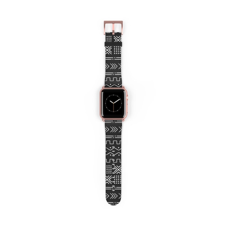 African Mud Cloth Apple Watch Band Tribal 40mm 38mm 42mm 44mm - Etsy
