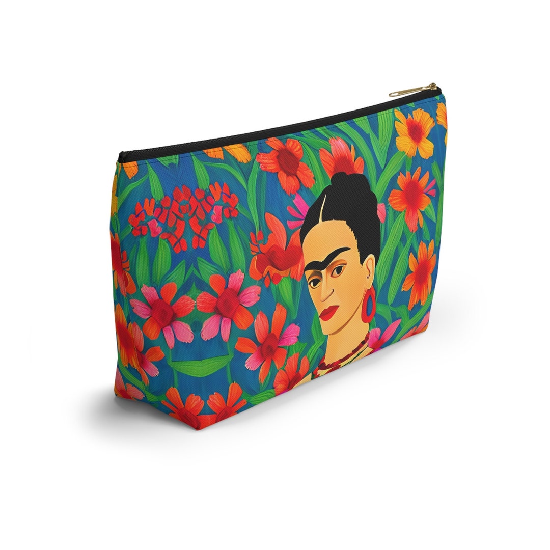 Mexican Icon Frida Khalo Accessory Zipper Pouch, Frida Khalo Gift ...