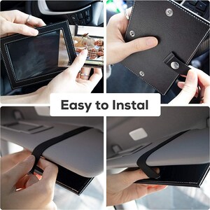 Car Photo Frame Holder, Personalized Picture Frame for Your Car's Sun ...