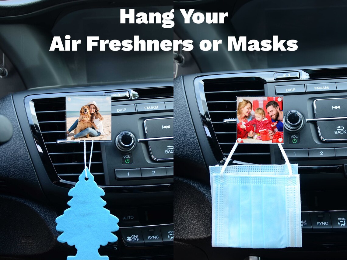 Car Photo Frame Premium Car Vent Picture Frame Clips Onto - Etsy
