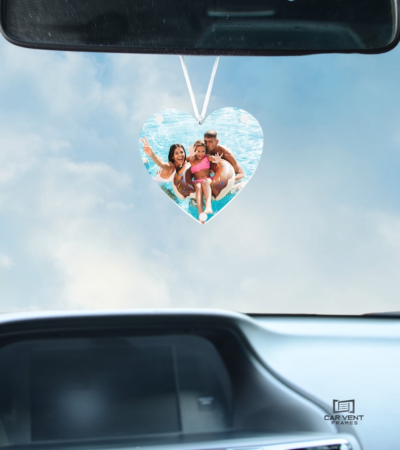 Hanging Car Photo Frames Rearview Mirror Hanging Accessory - Etsy
