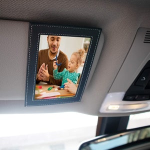 Car Photo Frame Holder, Personalized Picture Frame for Your Car's Sun ...
