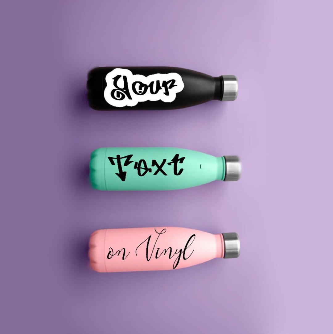 140 Fonts Custom Decals Choose Font, Color, Size Custom Vinyl Text ...