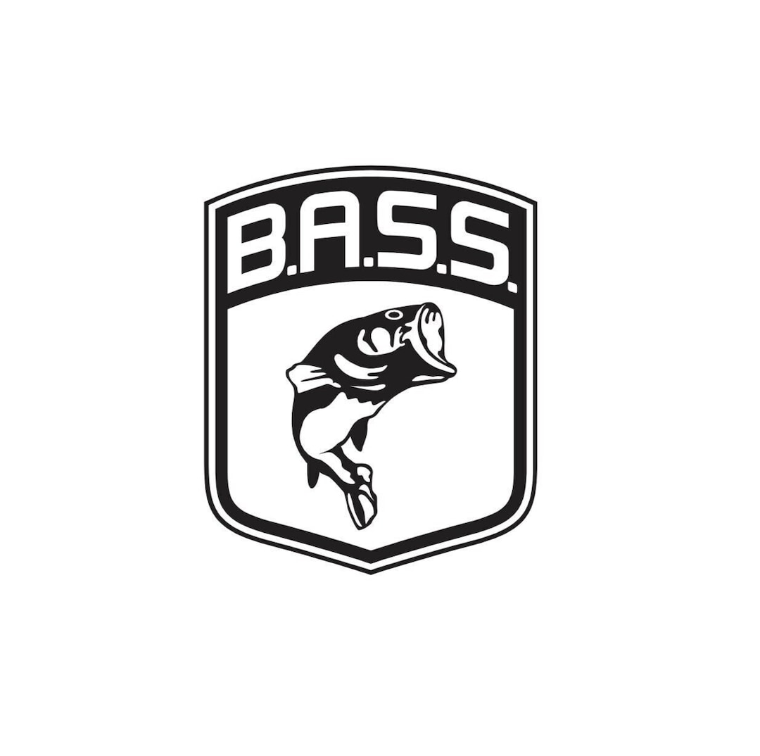 B.A.S.S. Bassmasters BASS Black & White Vinyl Decal Sticker - Etsy