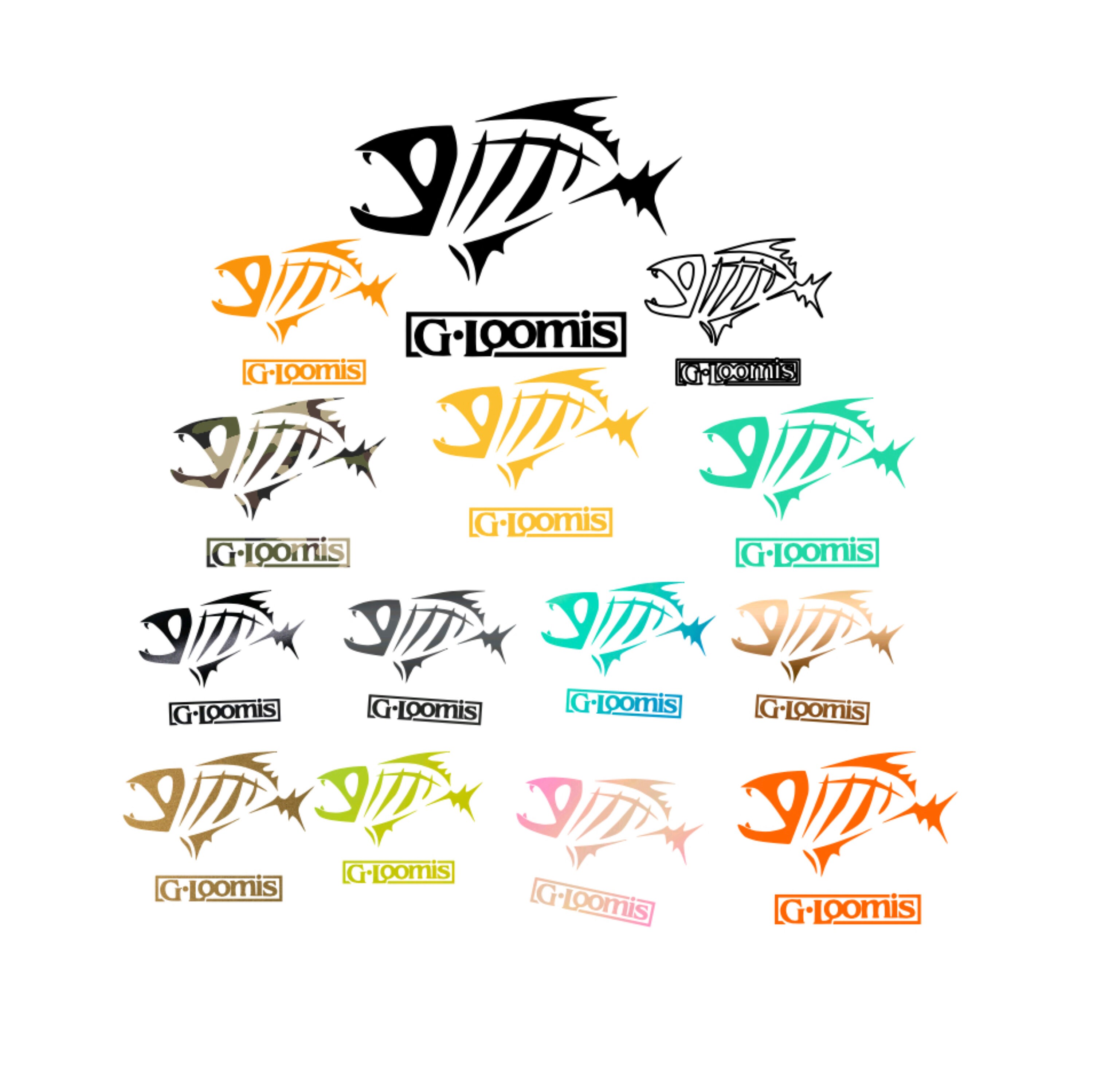 G-loomis Vinyl Sticker Fly Fishing Fish Logo Decal Rods Reel Trout ...