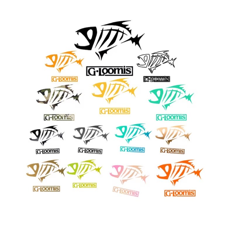 G-loomis Vinyl Sticker Fly Fishing Fish Logo Decal Rods Reel Trout ...