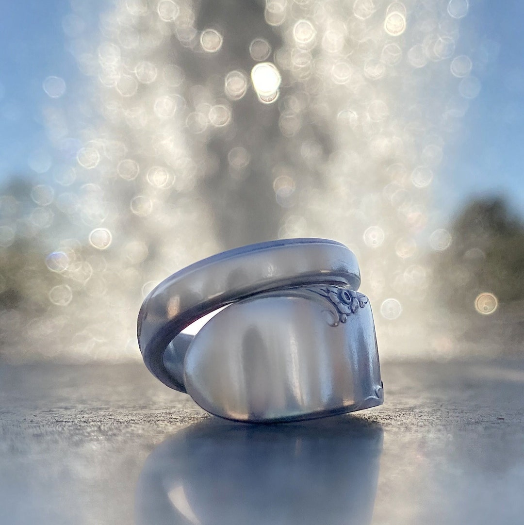 Spoon Ring the bridal Wreath Spoon Wrap Ring 1950 Handmade From ...