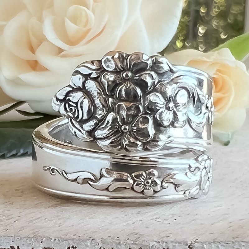 Oneida Silverware Ring - Etsy