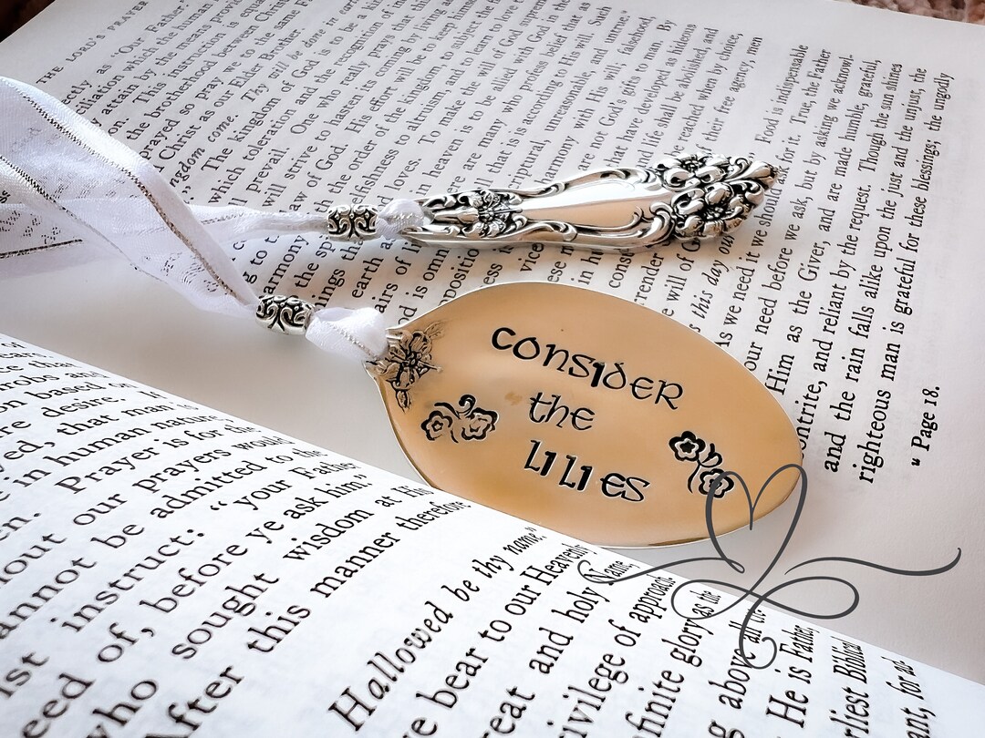 Silverware Bookmark - Made From the Silver-plated “tiger Lily” Pattern ...