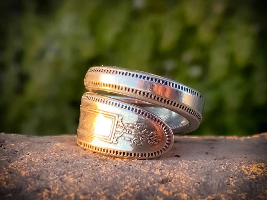 Spoon Ring • the "grosvenor" Spoon Wrap Ring • 1921 • Handmade From ...