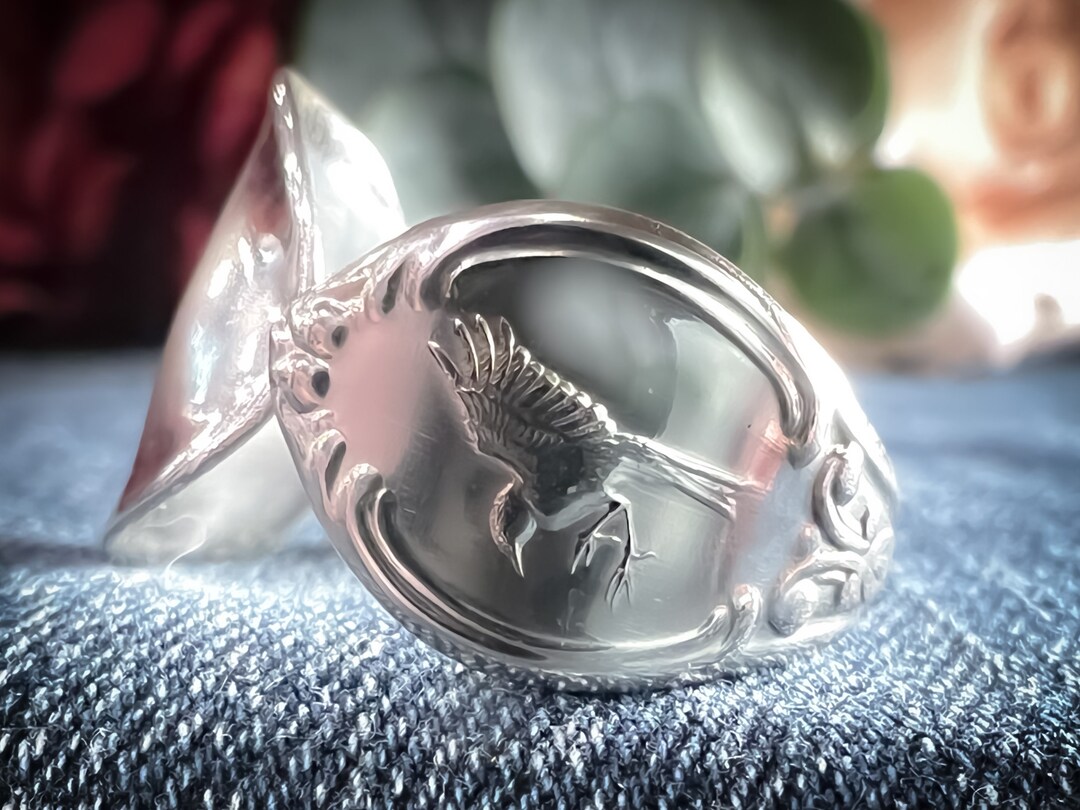 Carolina Wren Mini Spoon Ring • South Carolina • 1979 Franklin Mint ...