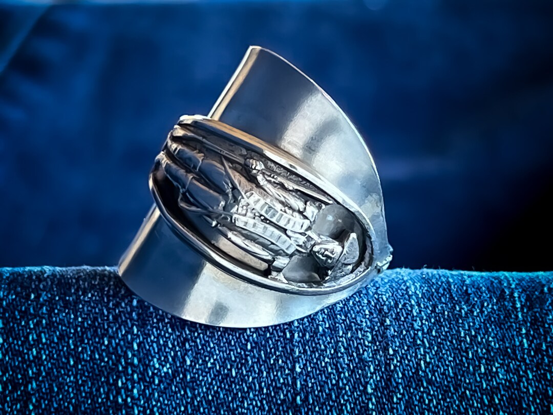 Sterling Wrap Ring the Fort Niagara Souvenir Spoon Ring - Etsy