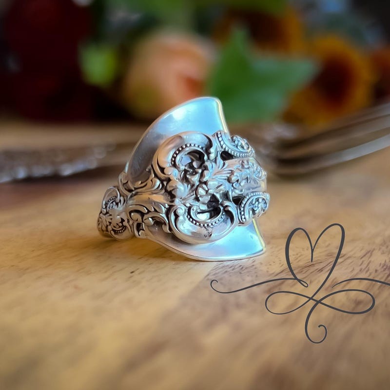 Baroque Silverware Spoons - Etsy