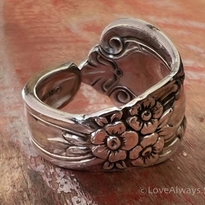 Spoon Ring • the "valley Rose" Spoon Ring • 1956 • Handmade From ...