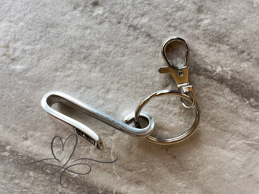 Silverware Keychain Made From the Silver-plated century Pattern ...