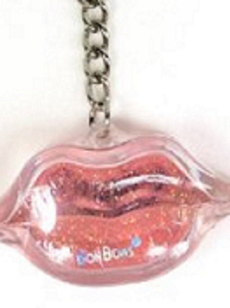 Lip Shaped Lipgloss Keychains 12pack Etsy