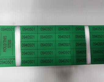 Chinese Auction Ticket Sheets - Etsy