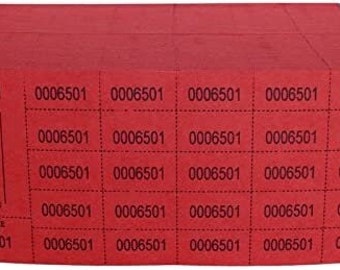 500 Chinese Auction /penny Sale /tricky Tray Tickets -made in US - FREE ...
