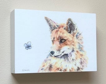 Cute Baby Fox Canvas Print, Fox Kit, Wildlife Canvas Print - Etsy