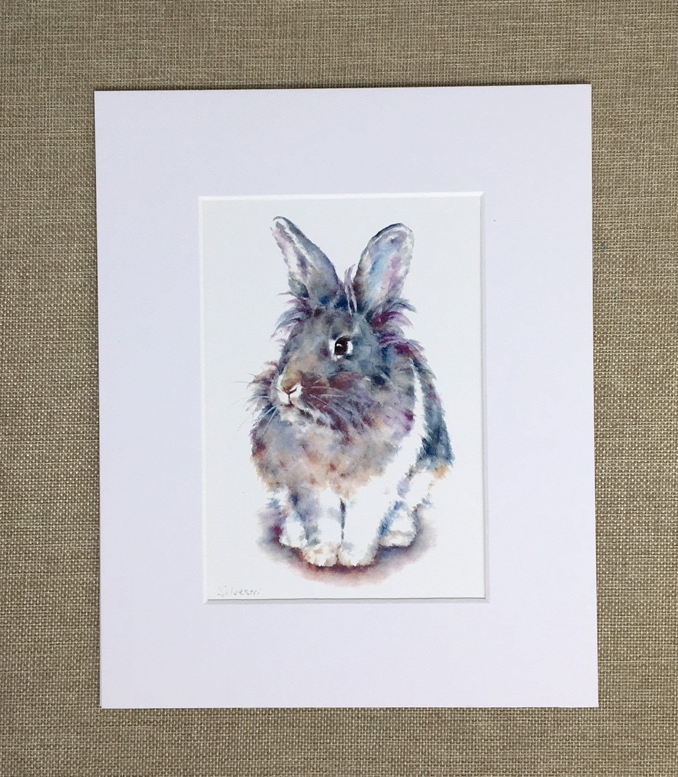 Bunny print rabbit print bunny art print rabbit art print | Etsy