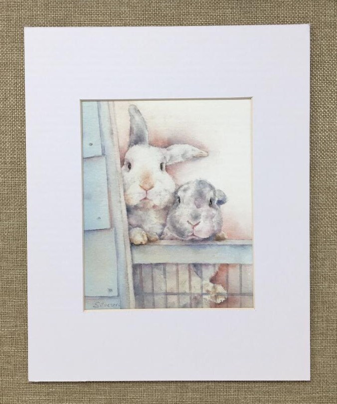 Bunny Print Rabbit Print Bunny Art Print Rabbit Art Print - Etsy