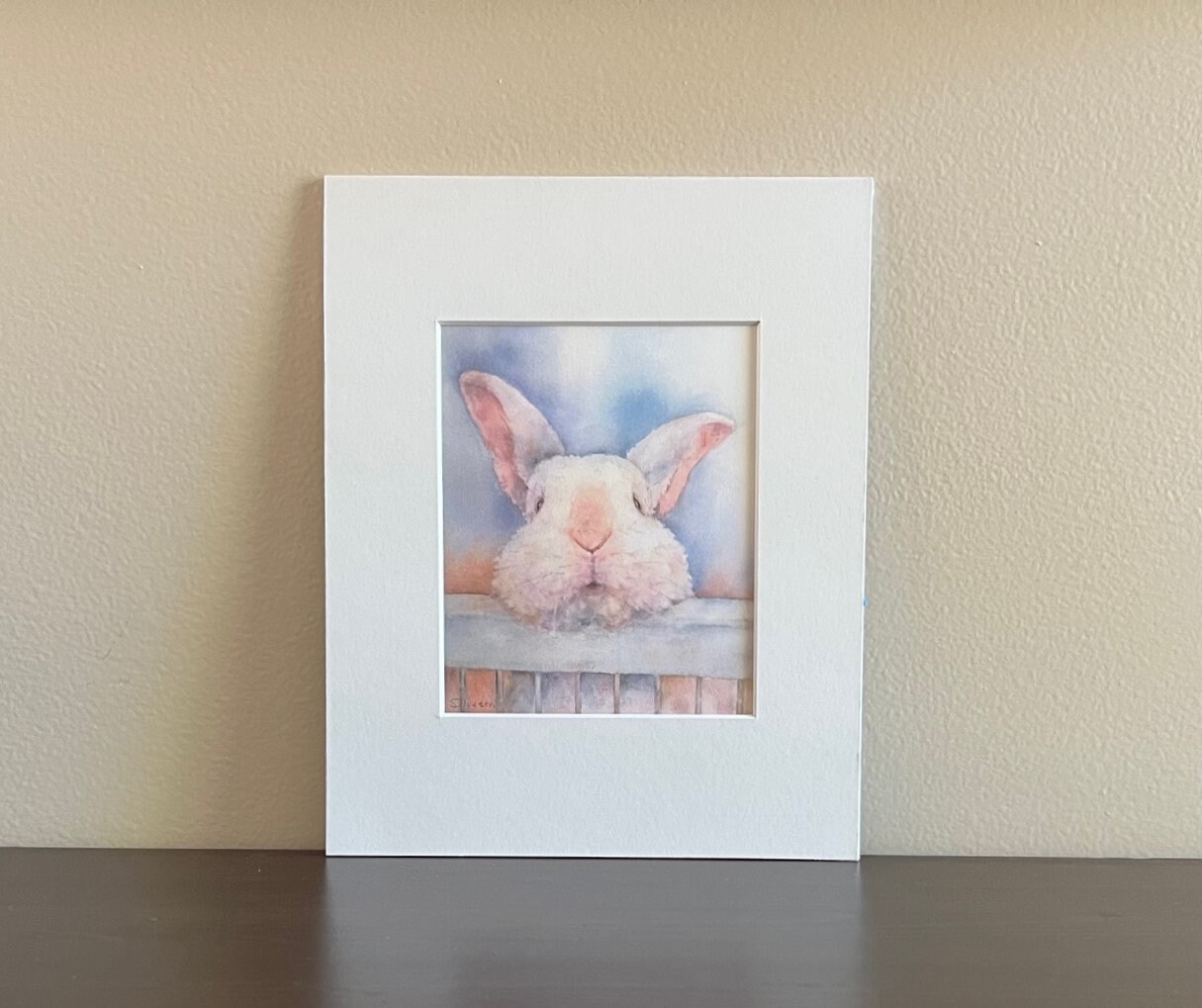 Bunny Print Bunny Watercolor Print Rabbit Print Bunny Art - Etsy