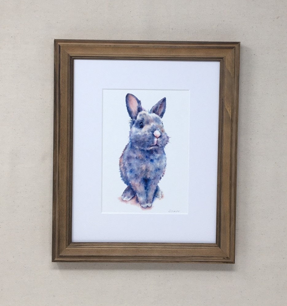 Bunny Print Rabbit Print Bunny Art Print Rabbit Art Print - Etsy