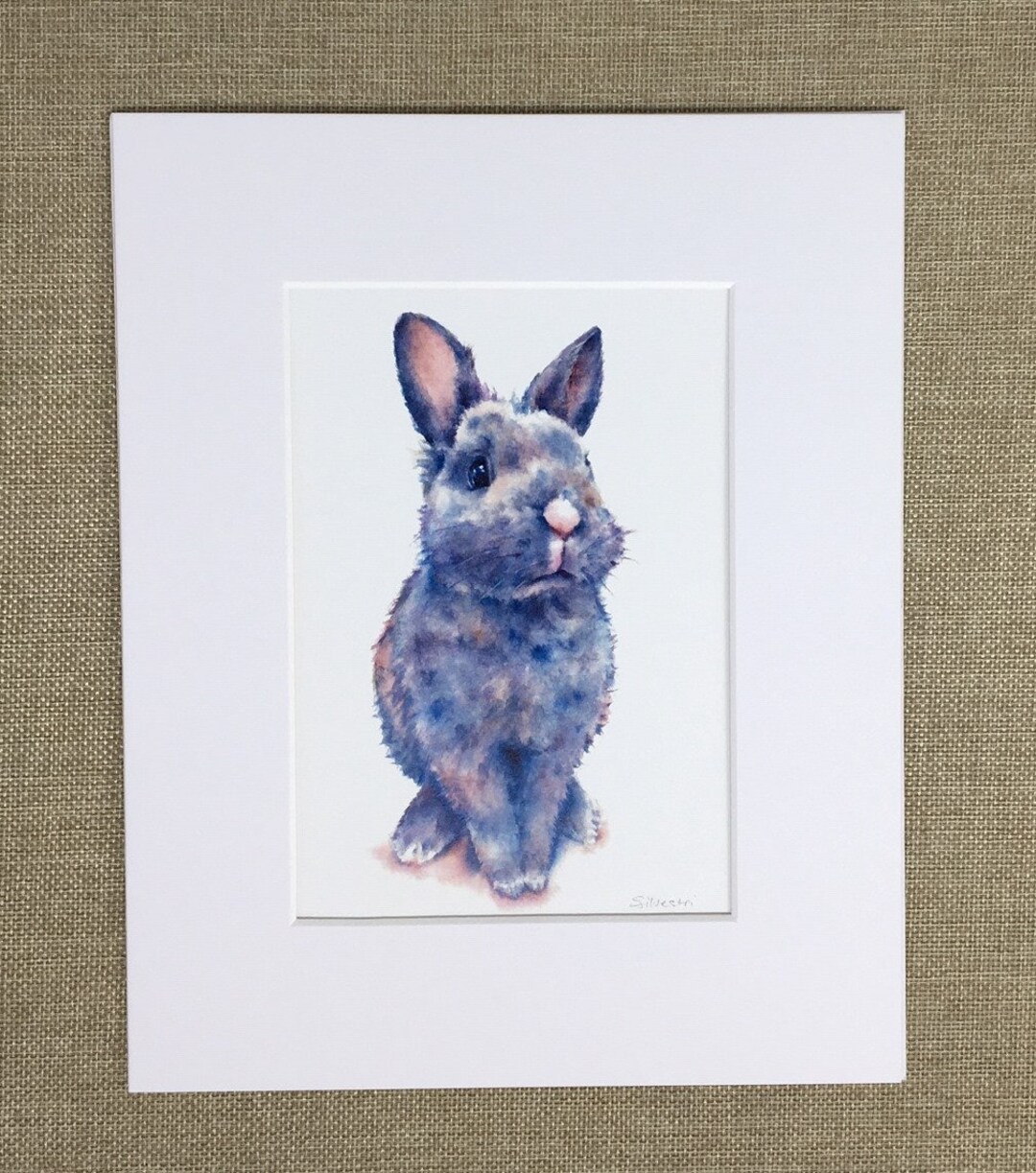 Bunny Print, Rabbit Print, Bunny Art Print, Rabbit Art Print ...