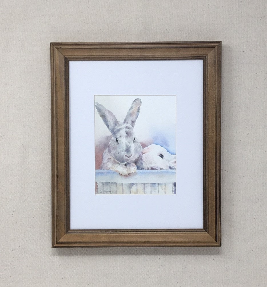 Bunny Print Rabbit Print Bunny Art Print Rabbit Art Print - Etsy