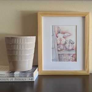 Bunny Print, Rabbit Print, Bunny Art Print, Rabbit Art Print, Bunnies ...