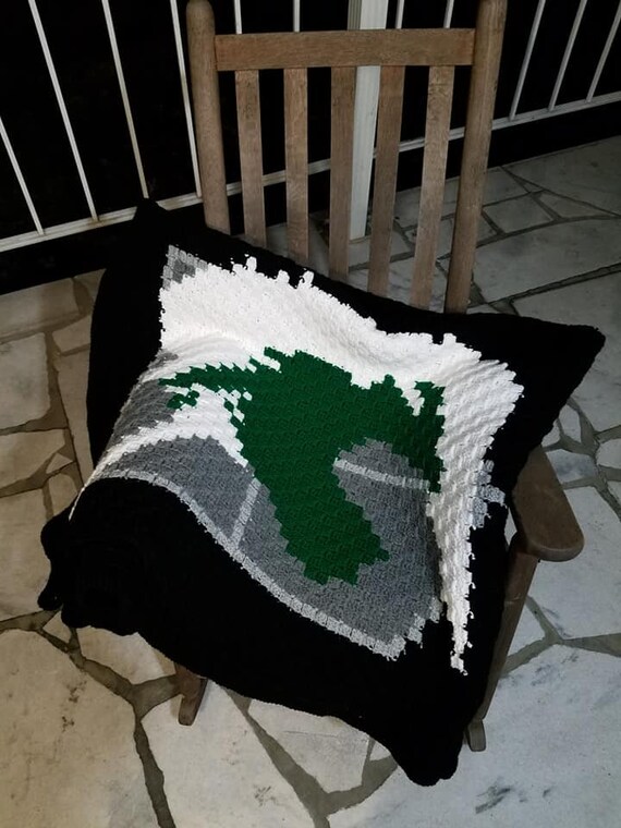 Anime C2C Crochet Afghan Blanket Military Police Attack on Titan ...