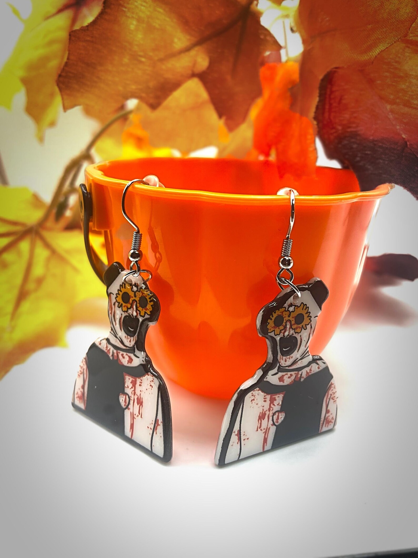Terrifier “art the Clown” Earrings - Etsy