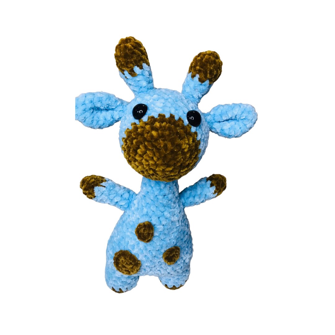 Crochet Giraffe, Handmade Giraffe, Velvet Giraffe, Giraffe for Baby ...