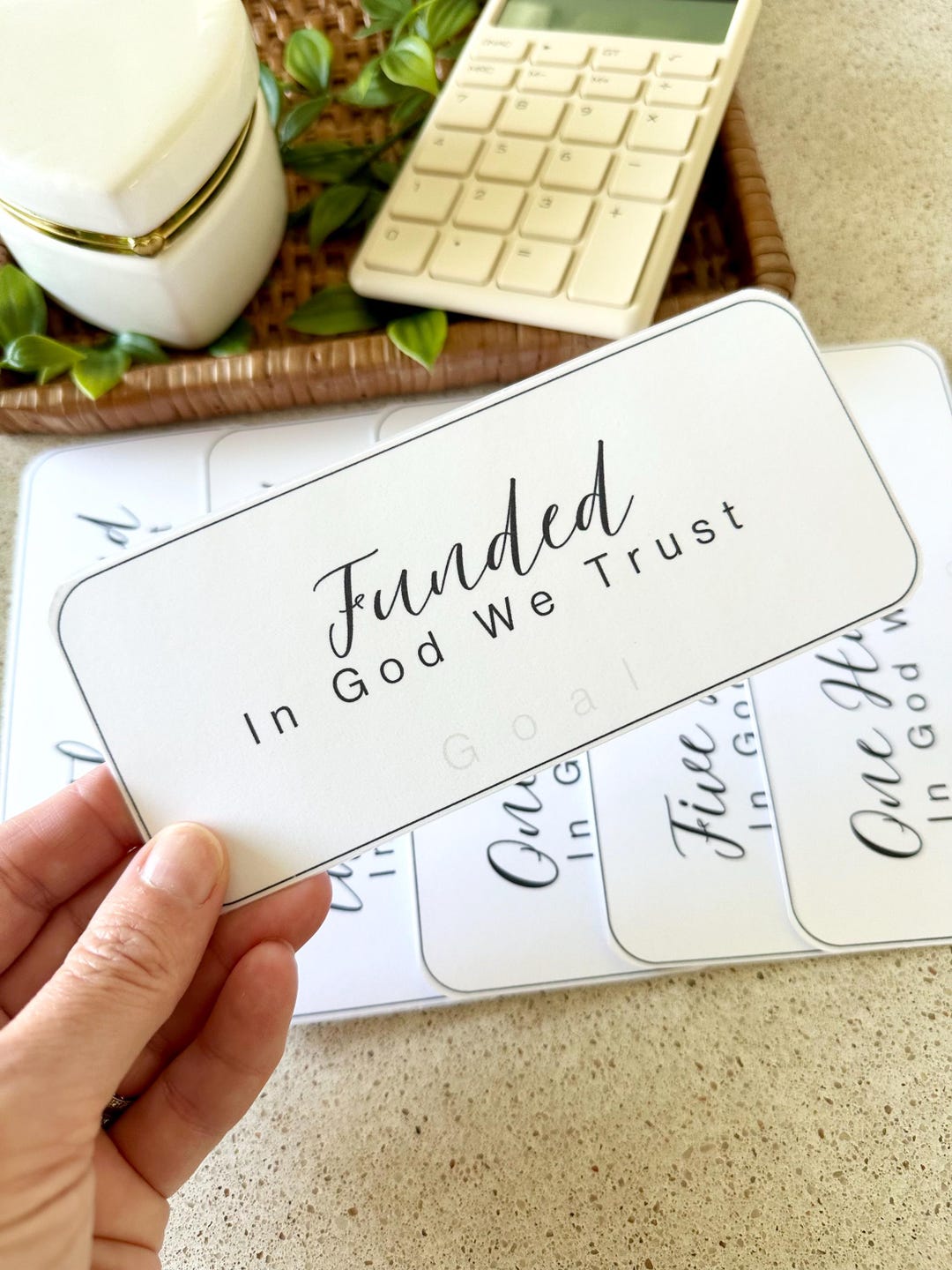 Placeholder Prop Money in God We Trust Cash Stuffing Envelopes Sinking ...