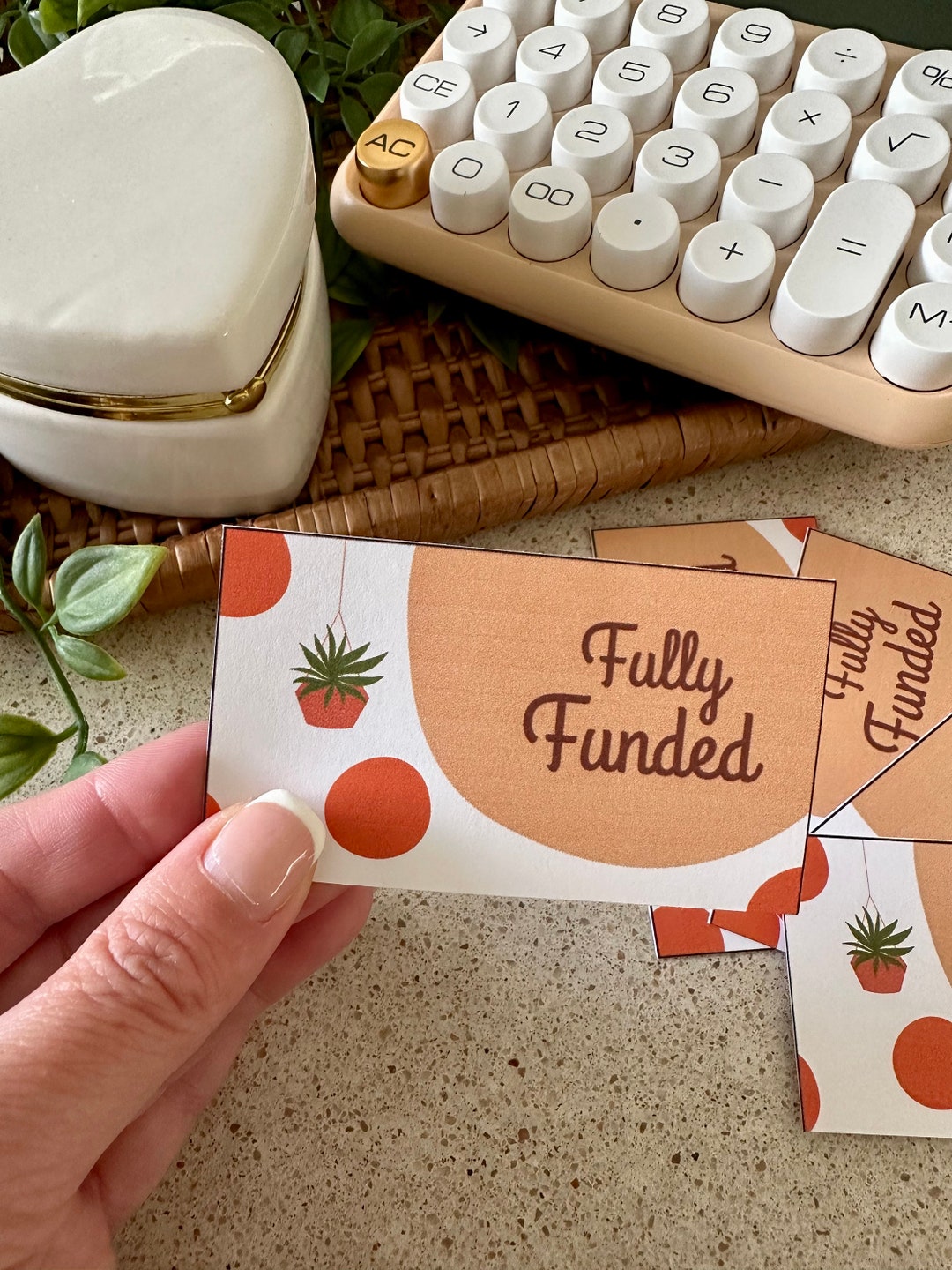 DIGITAL Fully Funded Cards | Instant Download | Printable PDF | Cash ...