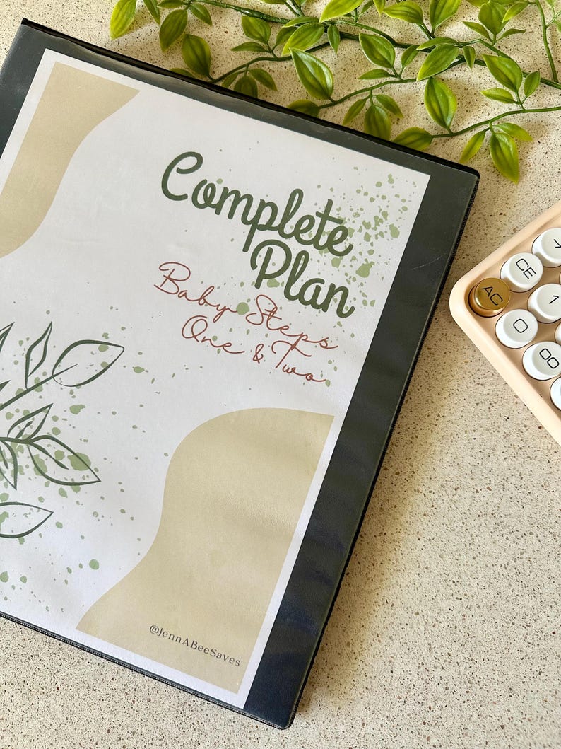Debt Payoff Planner | Dave Ramsey Baby Steps 1 & 2 (PDF Printable ...