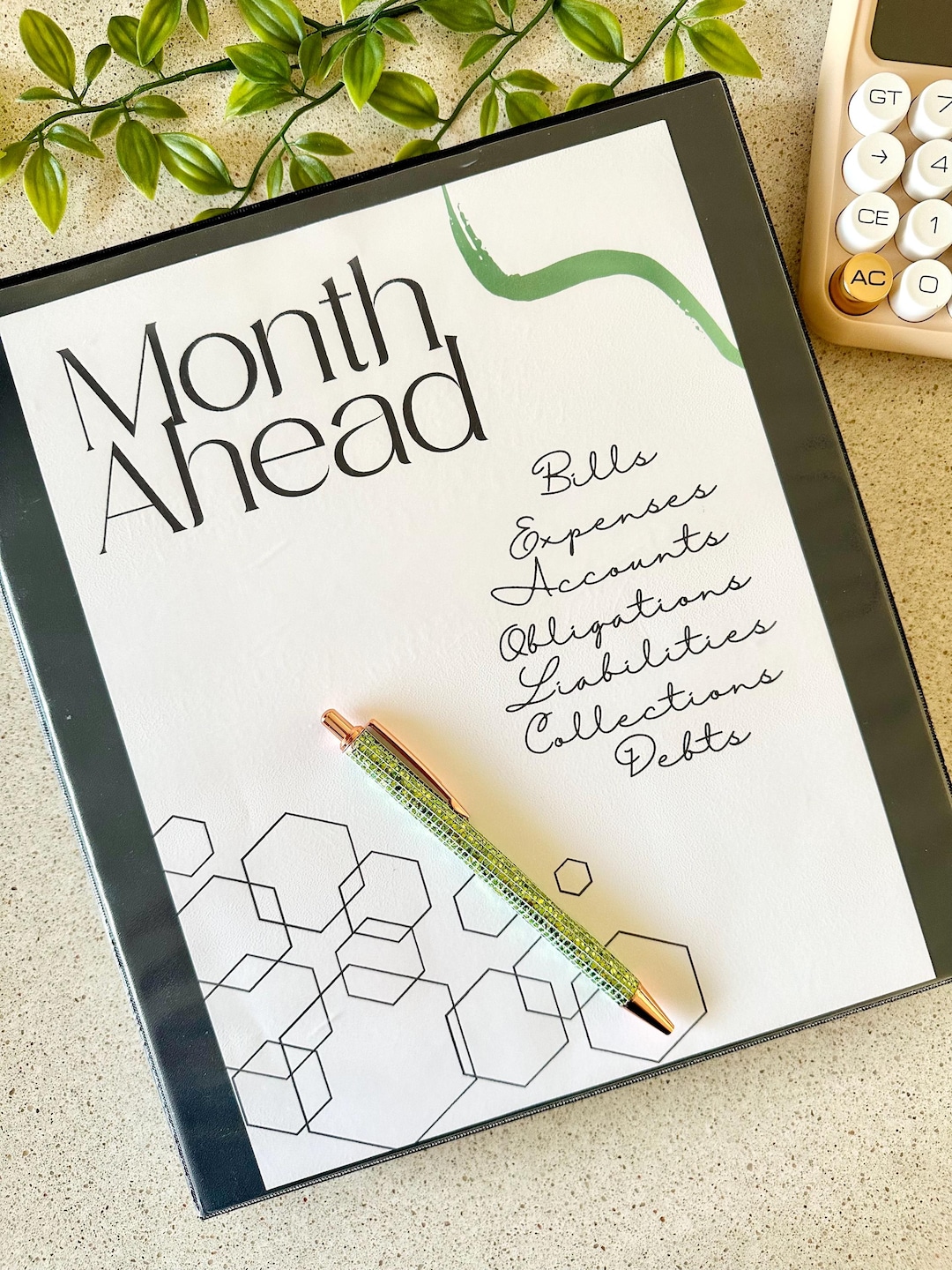 DIGITAL Month Ahead on Bills "how To" Packet | Step by Step ...