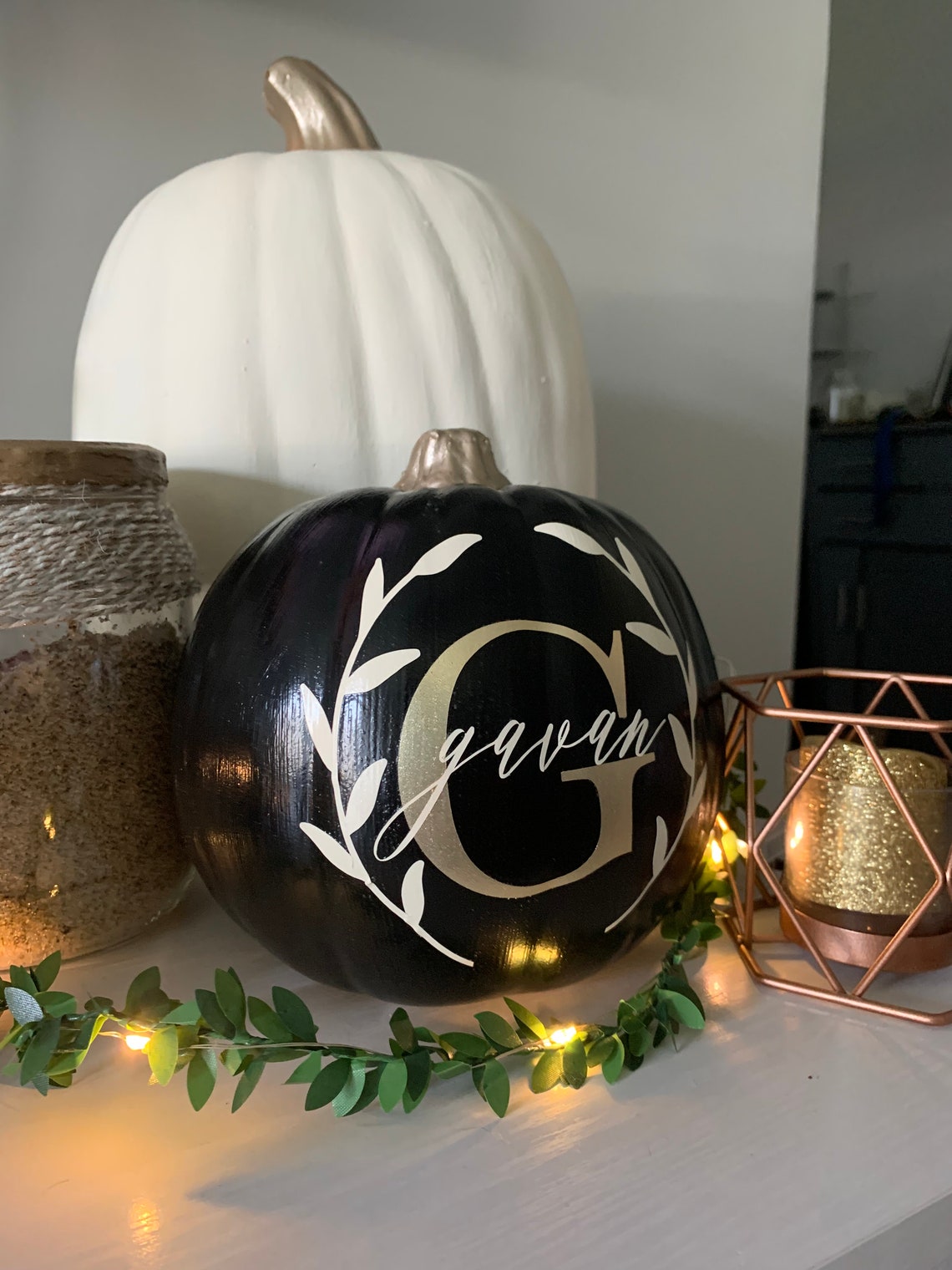 Personalized Decorative Pumpkin - Etsy