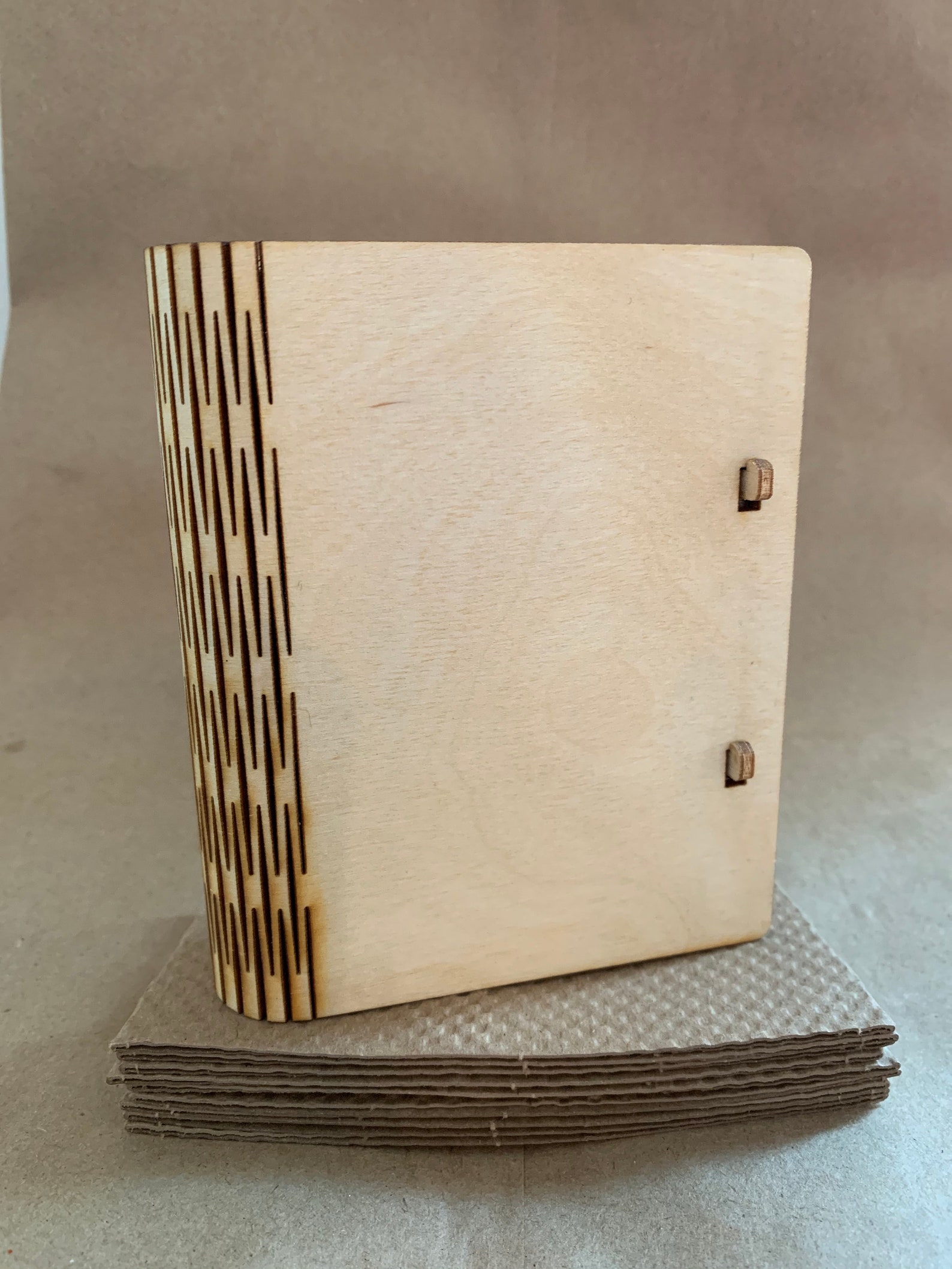 Live Hinge Small Wood Box - Etsy