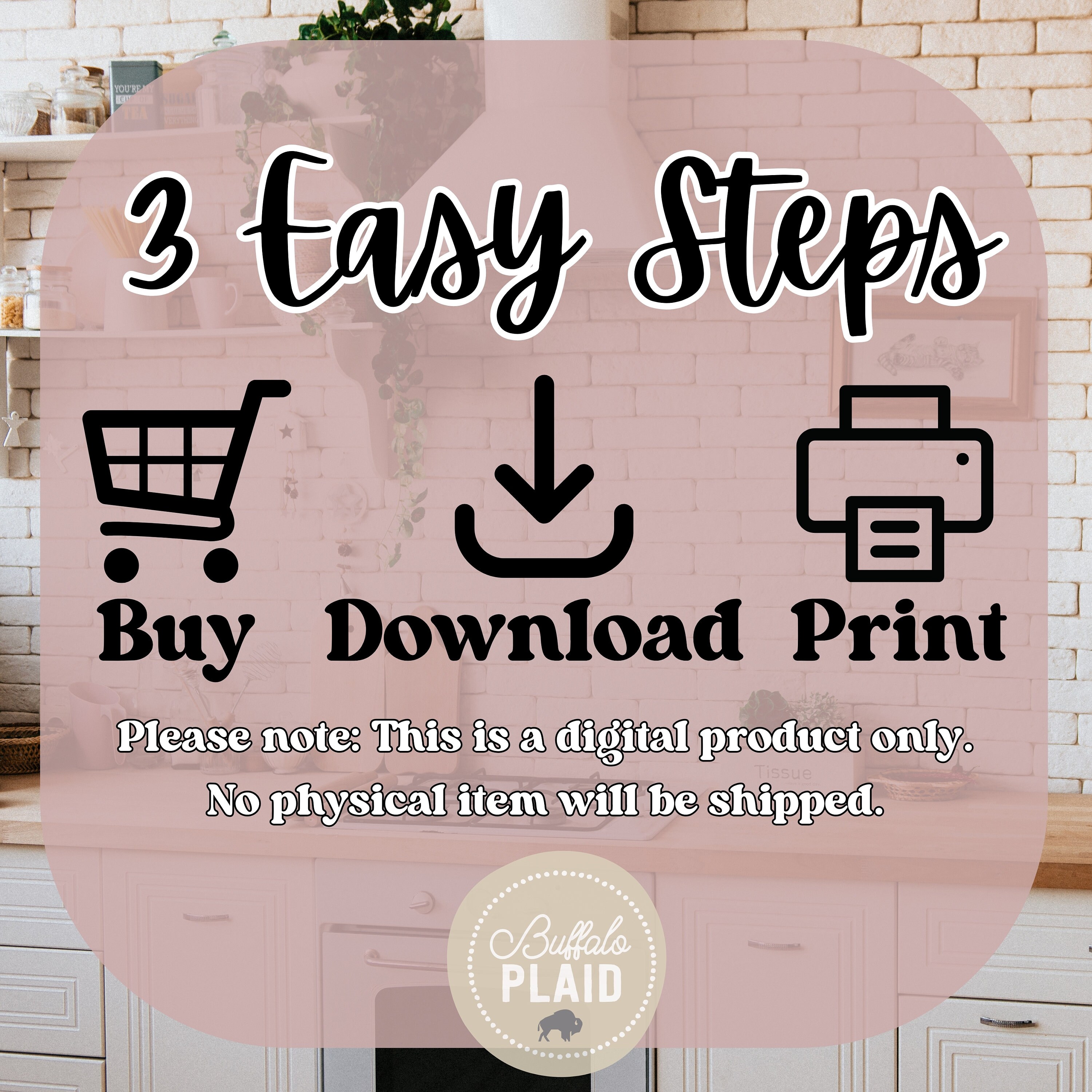 Printable Weekly Menu Sign | Instant Download | Dinner Menu Sign | Boho ...