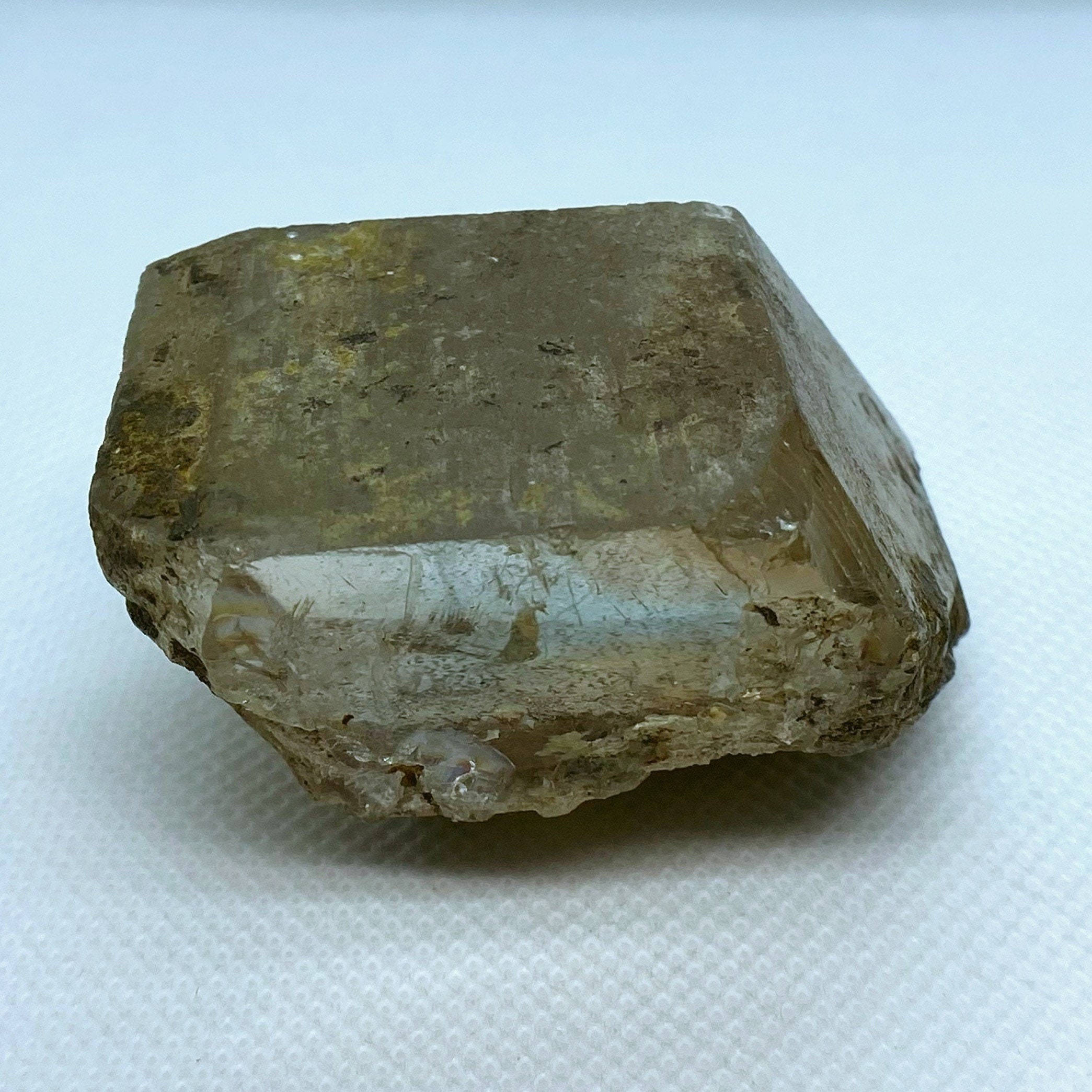 Bicolor brownblue Topaz Crystal From Ukraine. - Etsy