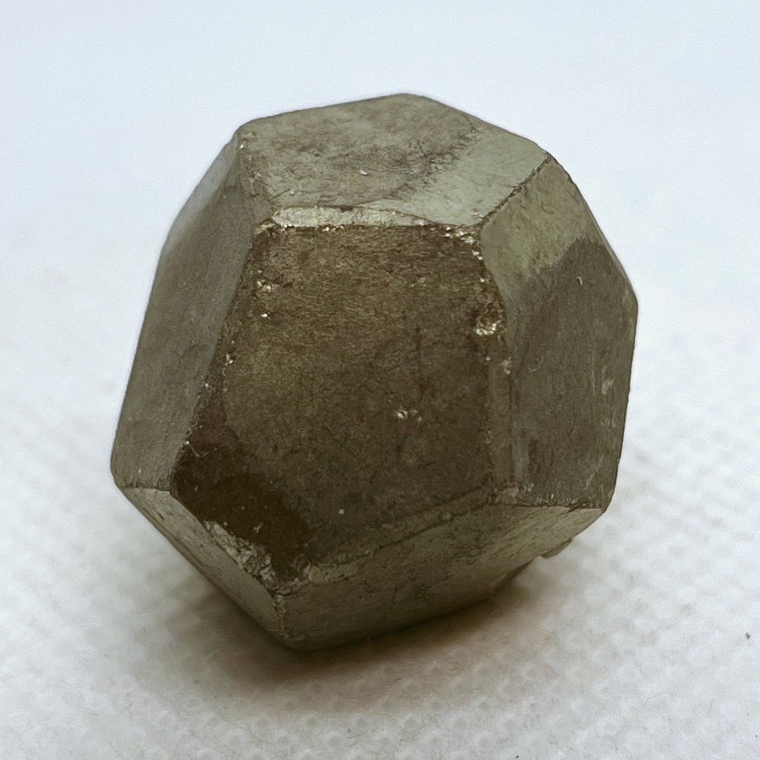 Natural Dodecahedron Pyrite Crystal From Turkey. (unusual Formation and ...