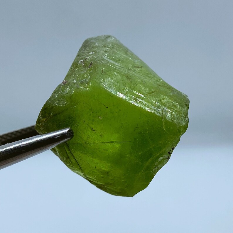 Peridot (olivine or Chrysolite) Gem Crystal From Pakistan. - Etsy
