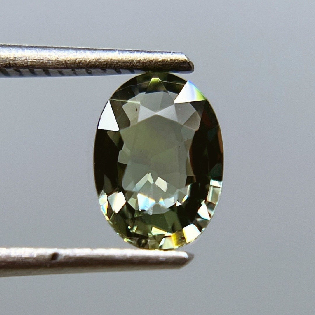 Natural Light Green Sapphire From Songea, Tanzania. - Etsy