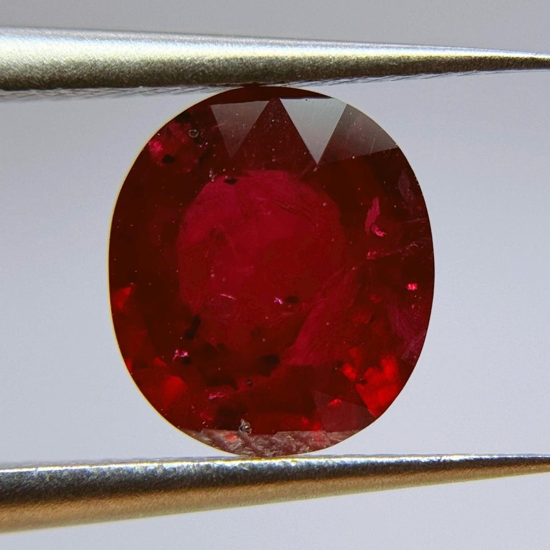 Natural Red Ruby From Madagascar. (GIA Certified.) - Etsy