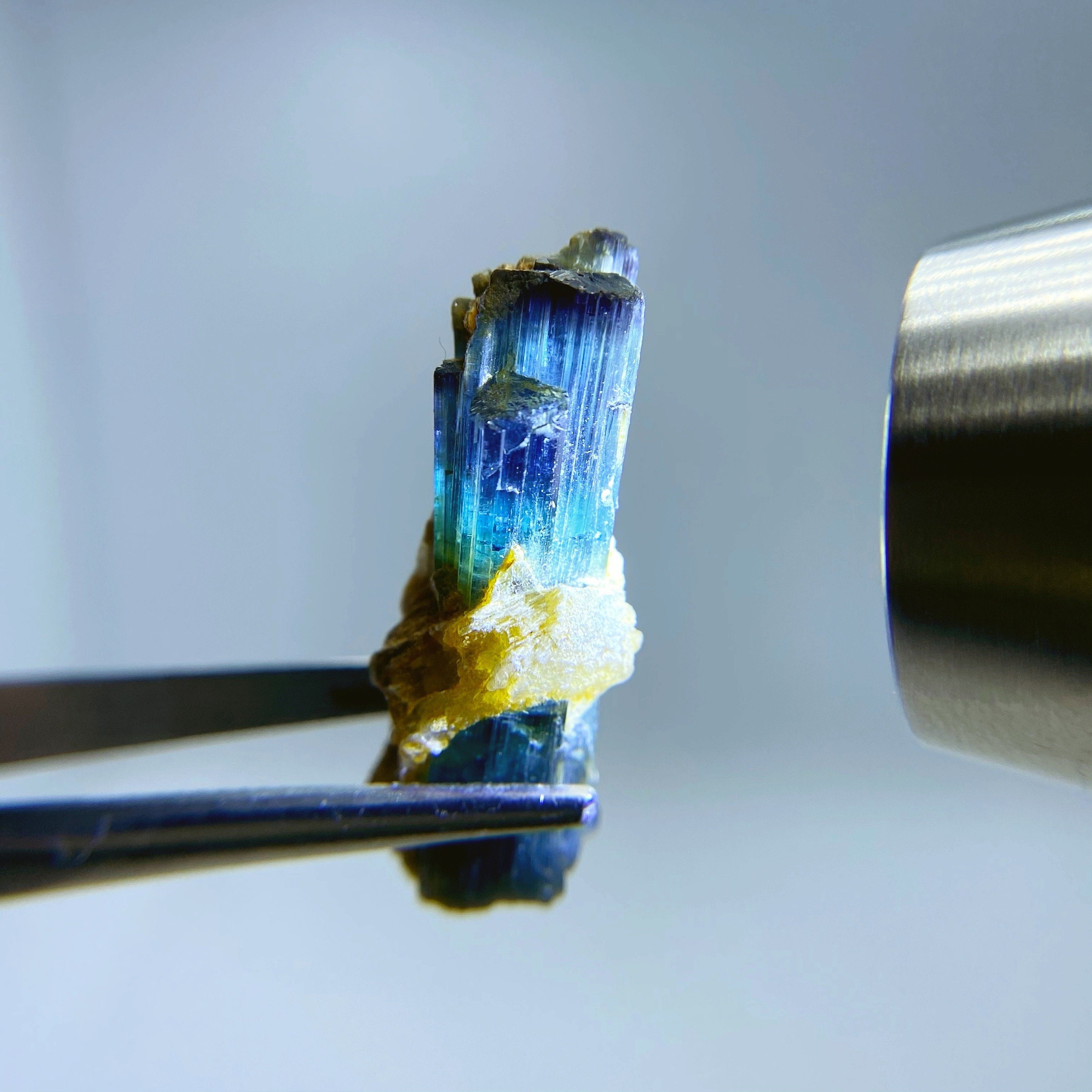 Indicolite blue Tourmaline Crystal. - Etsy Norway