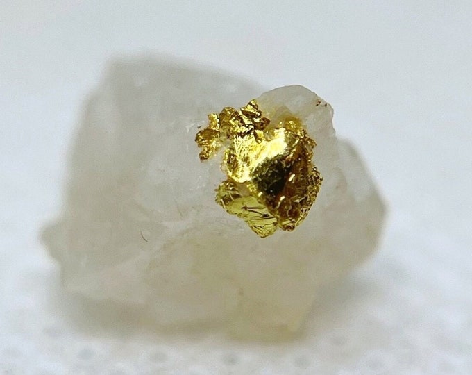 Natural Native Gold in Quartz Rough Crystal From Oriental Mine ...