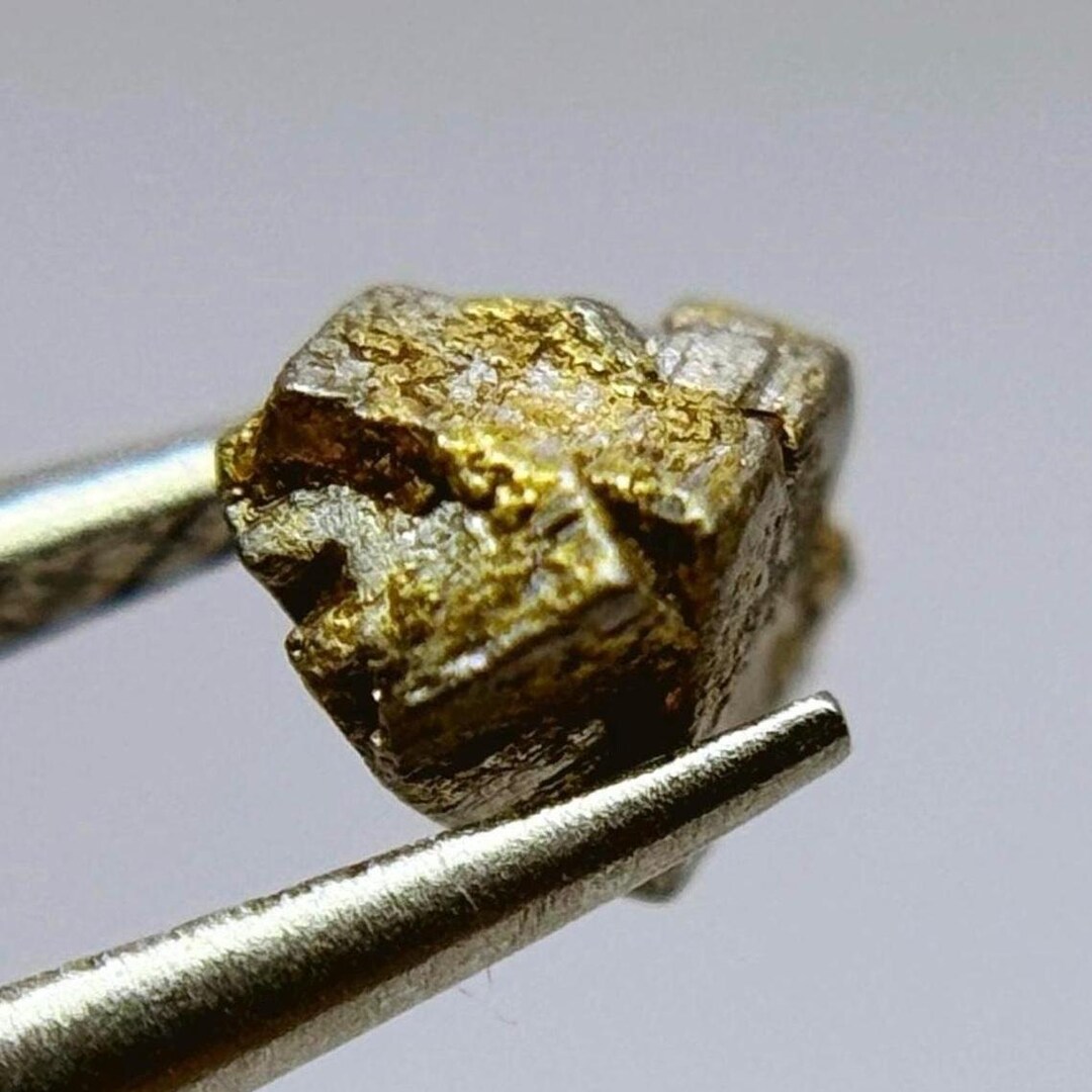 Natural Platinum With Gold Crystal From Konder, Aldan Shield ...