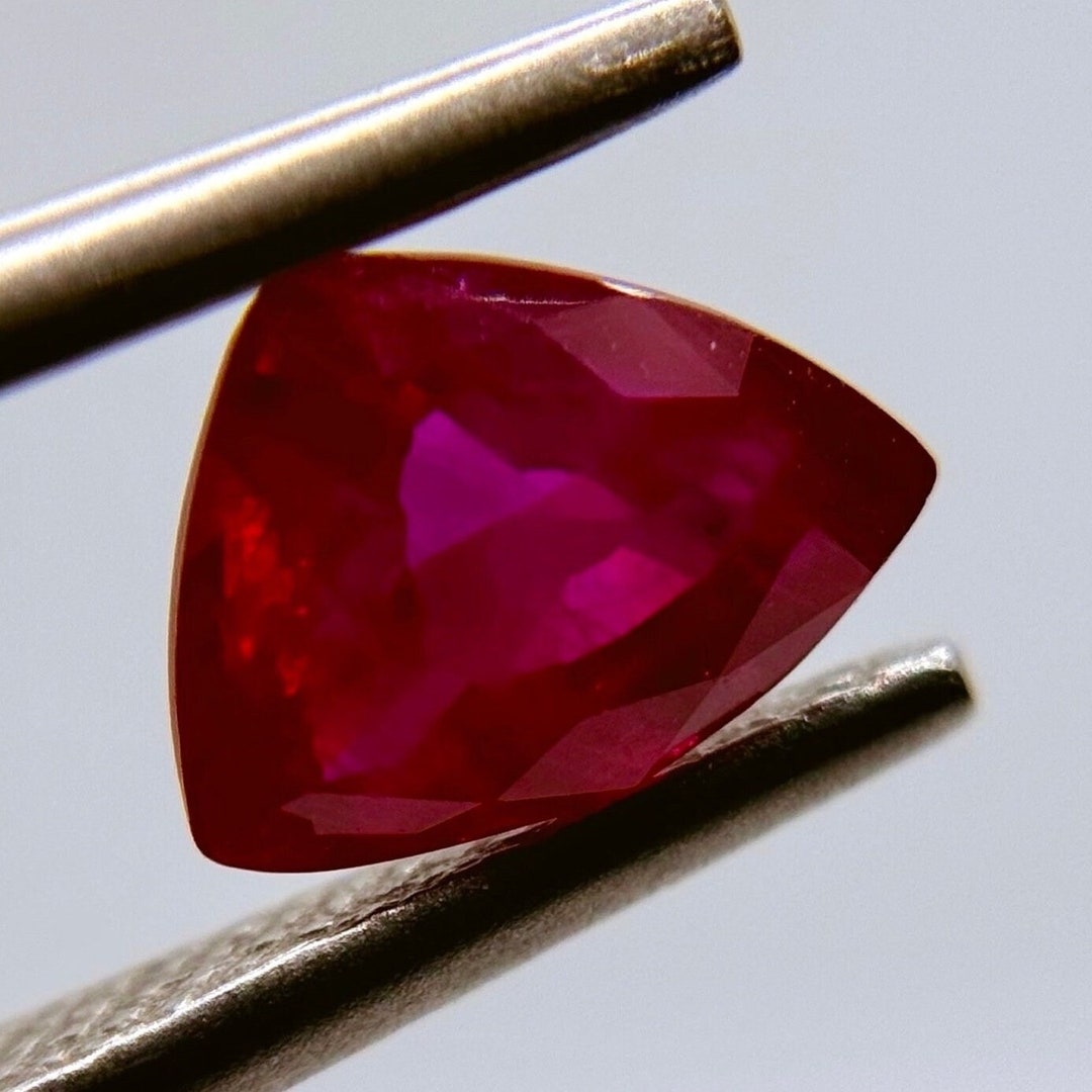 Natural Red Ruby From Mong Hsu, Burma. (GIA & IGI Certified.) - Etsy