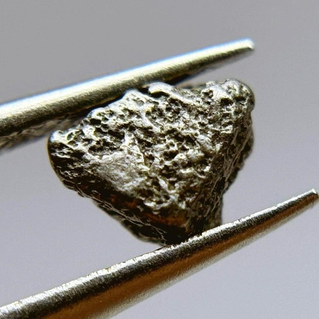 Natural Platinum With Gold Crystal From Konder, Aldan Shield ...